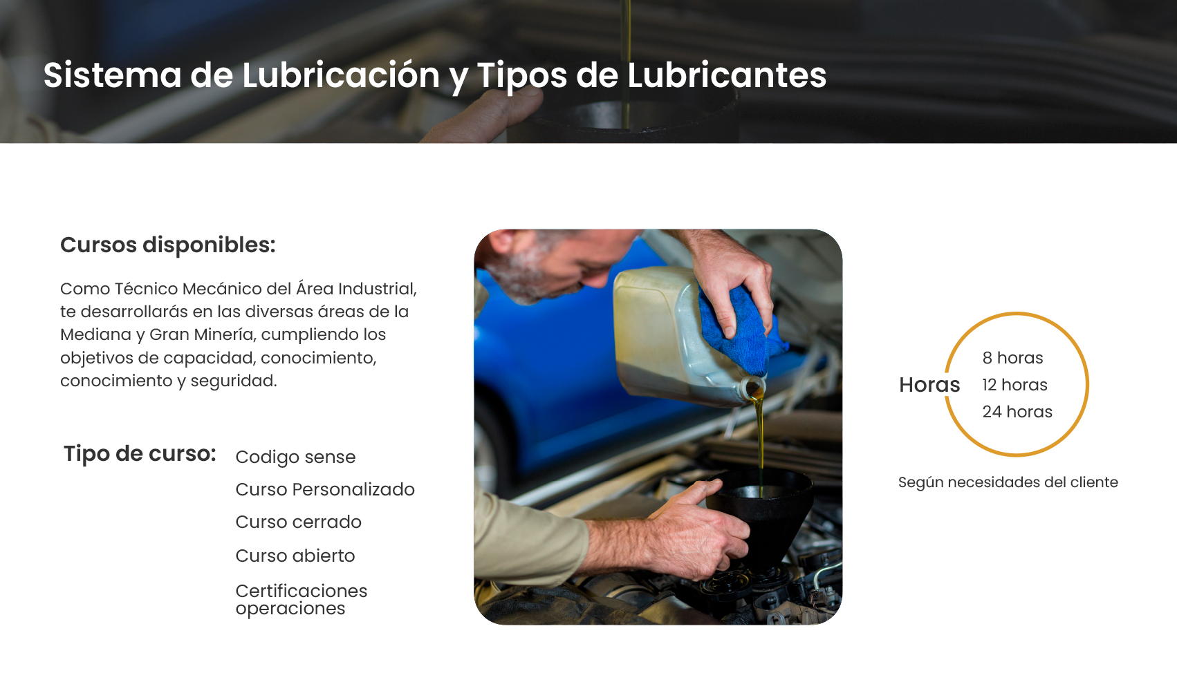 SISTEMA DE LUBRICACIÓN Y TIPOS DE LUBRICANTES – Cencomin